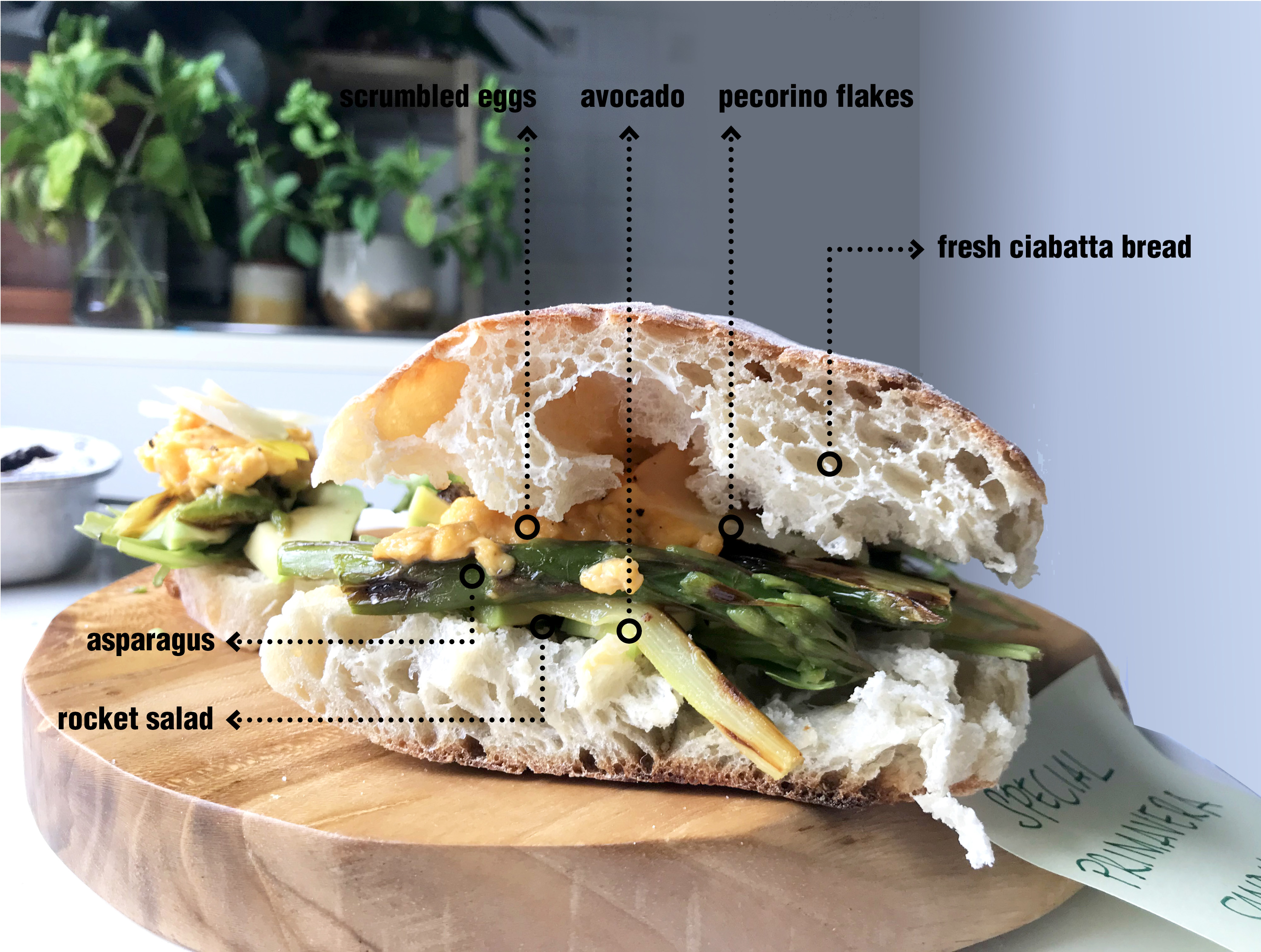 Special Primavera Sandwich – Vitamins Lady